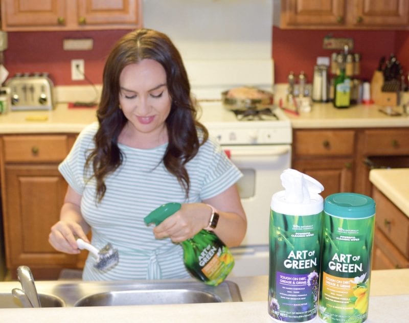 Grit & Grime, Clean Away Time! With Art of Green - Life of a Cherry Wife